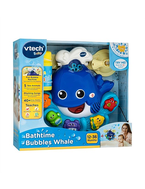 Vtech Bathtime Bubbles Whale | David Jones