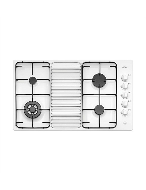 Chef Chef Ghs917w Gas Rectangular 4 Burner Cooktop | David Jones