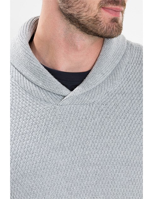 Trenery Pima Textured Shawl Knit | David Jones