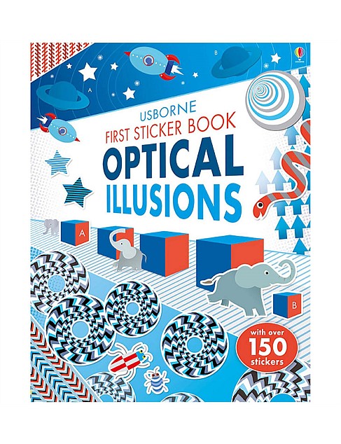 Harper Collins First Sticker Book Optical Illusions | David Jones
