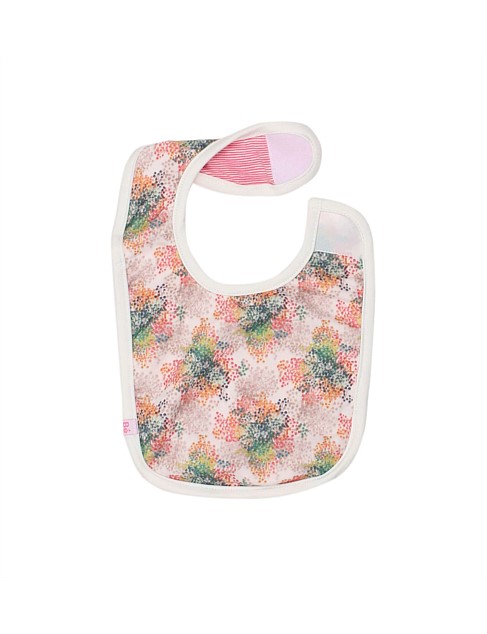 Bebe By Minihaha Ebony Reversible Velcro Bib | David Jones