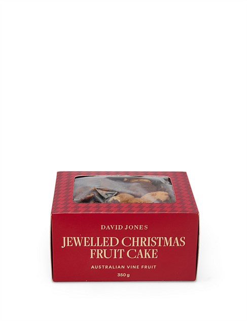 David Jones Jewelled Christmas Fruit Cake 350g | David Jones