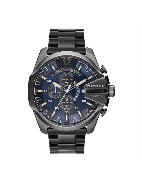 Diesel Mega Chief Silver Watch | David Jones