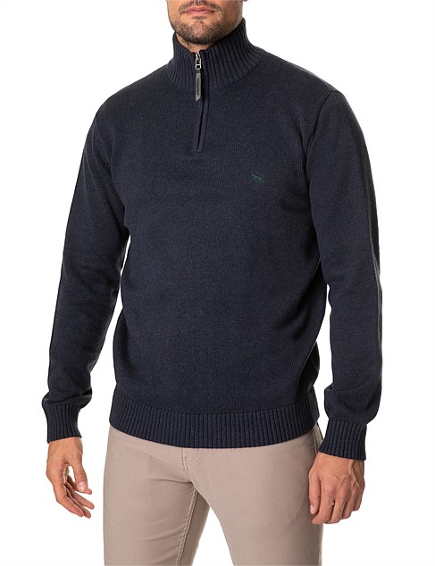 Rodd & Gunn Merrick Bay Knit -Ink | David Jones