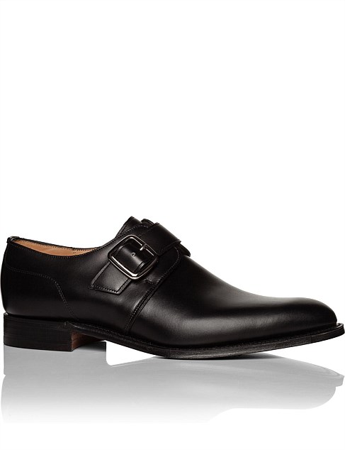 Cheaney Moorgate Calf Plain Vamp Single Monk | David Jones