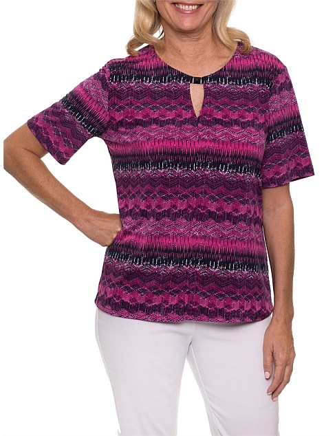 Black Pepper Sinagra Top | David Jones