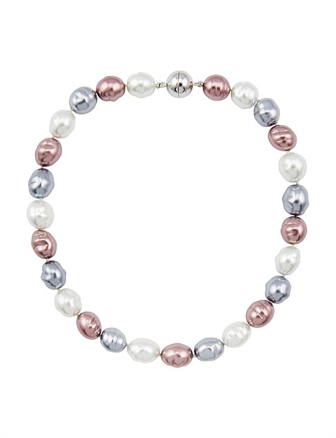 Barcs Baroque Pearl Magnetic Necklace | David Jones