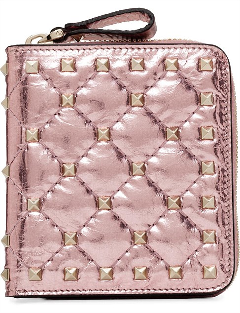 Valentino Spike Compact Wallet | David Jones