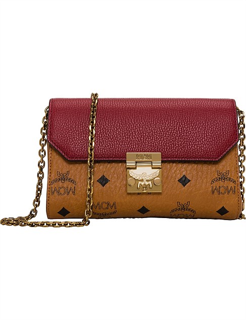 Mcm Millie Vi L Bl W-r34 Sml Flap Cross, 001 | David Jones