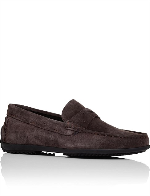 Boss Flairone Suede Driving Shoe | David Jones