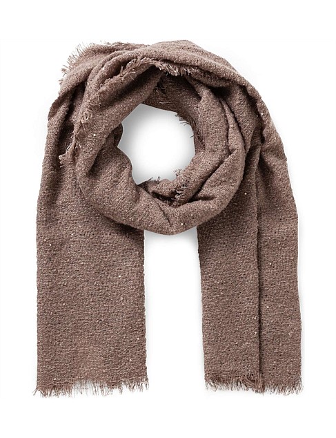 Gregory Ladner Sequins Boucle Scarf | David Jones