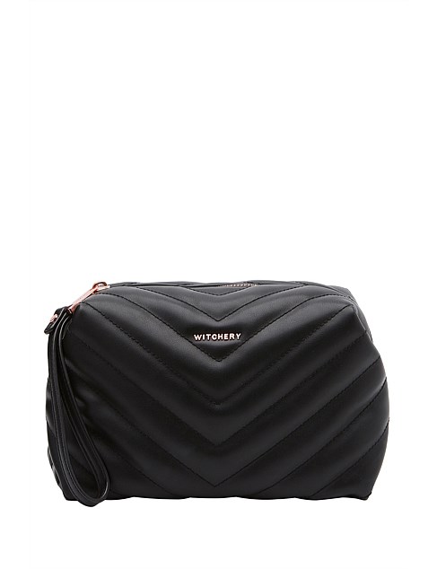 Witchery Sabrina Quilt Cosmetic Bag | David Jones