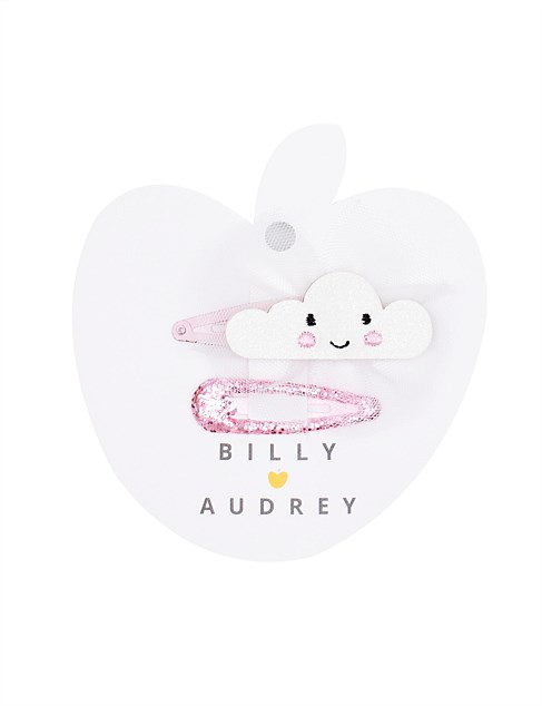 Billy Loves Audrey Cloud 2pk Clips | David Jones