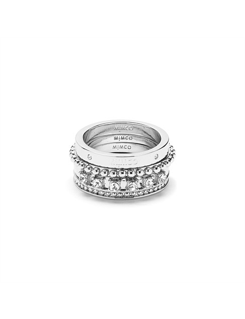 Mimco Sunken Ring Stack | David Jones
