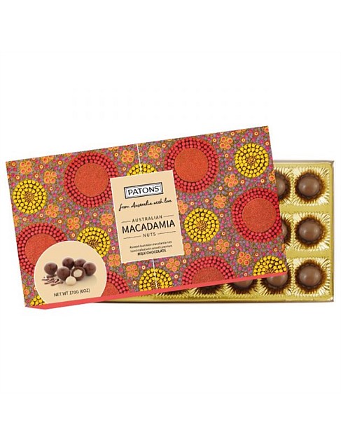 Paton's Milk Chocolate Macadamia Box 170g | David Jones