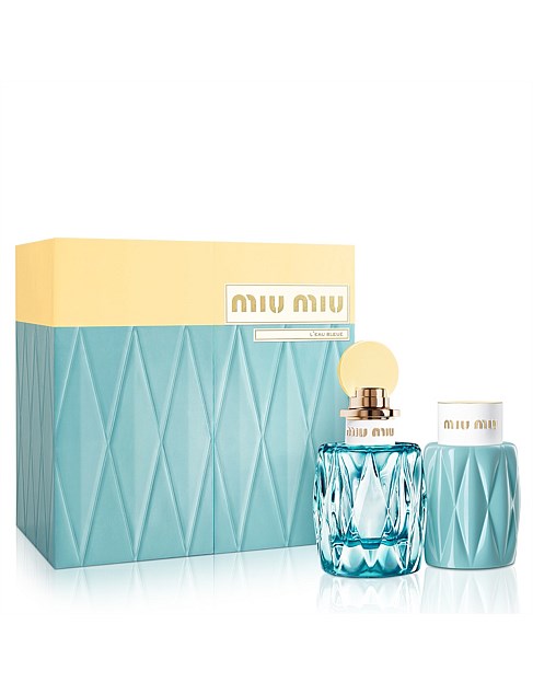 Miu Miu Miu Miu L'eau Bleue 100ml Set | David Jones