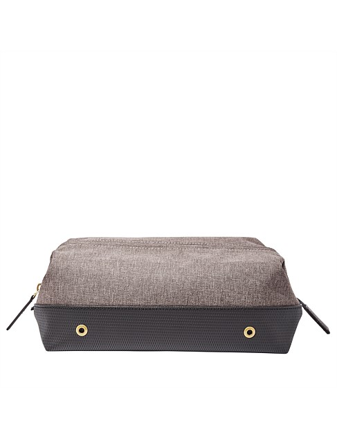 Fossil Shave Kit Charcoal Grey Travel | David Jones