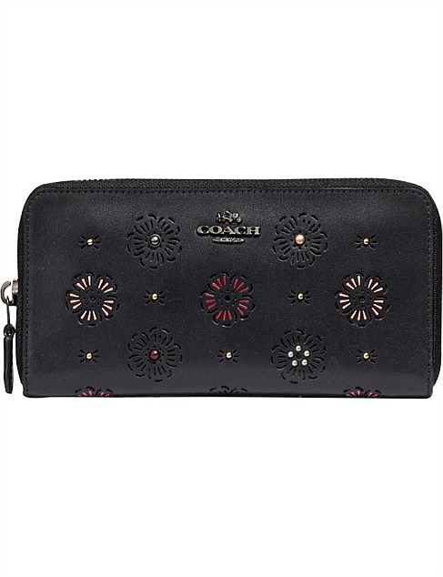 Coach Cut Out Tea Rose Accordion Zip | David Jones