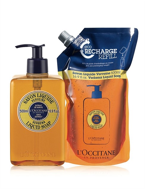 L'occitane Verbena Liquid Soap Eco Duo | David Jones