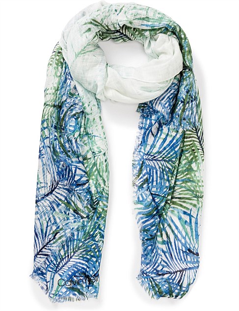Calvin Klein Tropical Fern Sarong | David Jones