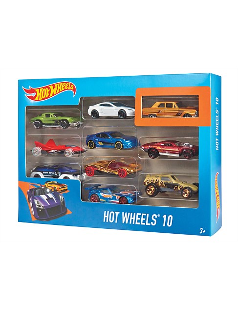 Hot Wheels Hot Wheels Basic 10 Car Assortment | David Jones