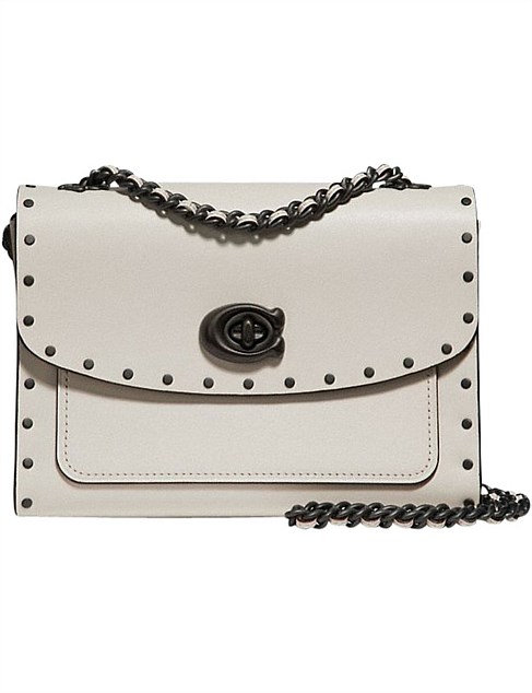 Coach Border Rivets Parker 18 Shoulder Bag | David Jones