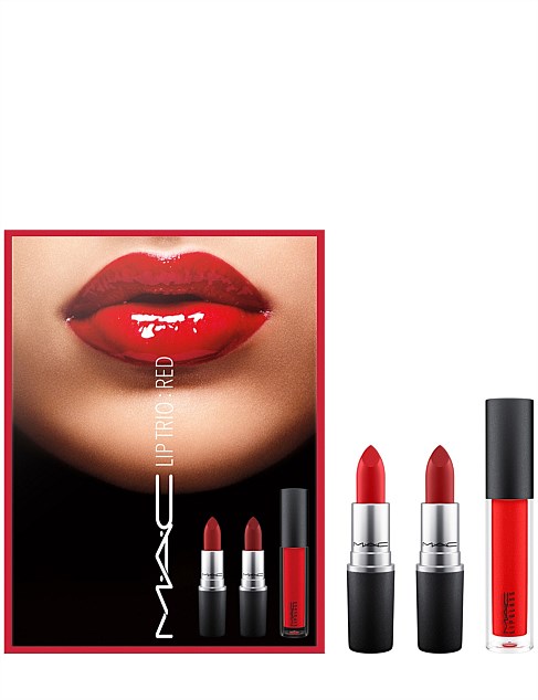 Mac Mac Lip Trio: Red | David Jones
