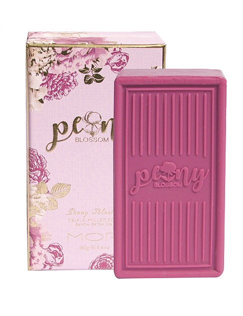Mor Triple Milled Soap 180g Peony Blossom | David Jones