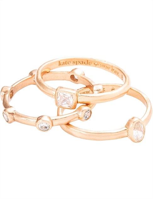 Kate Spade New York Stackable Ring Set | David Jones