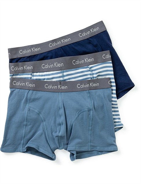 Calvin Klein Elements 3 Pack Trunk | David Jones