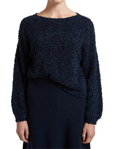 Saba Mandy Textured Crop Knit | David Jones