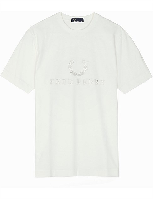 Fred Perry Embroidered T Shirt | David Jones