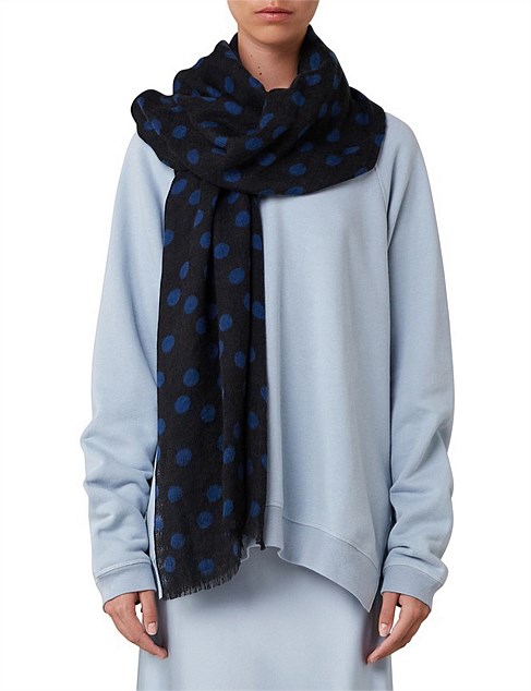 Lee Mathews Wool Print Scarf | David Jones