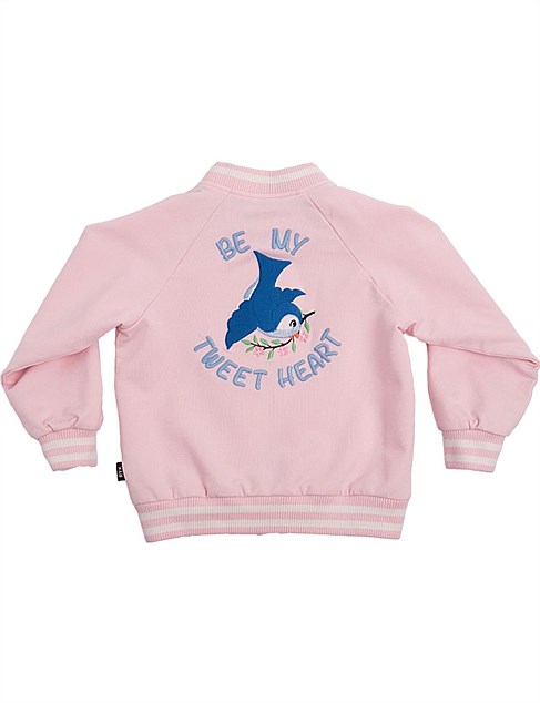 Rock Your Kid Embroidered Blue Bird Jacket | David Jones