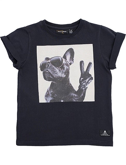 Rock Your Kid Peace Out Brother Tee | David Jones