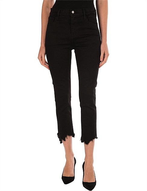 J Brand Ruby High Rise Crop Cigarette Jean | David Jones