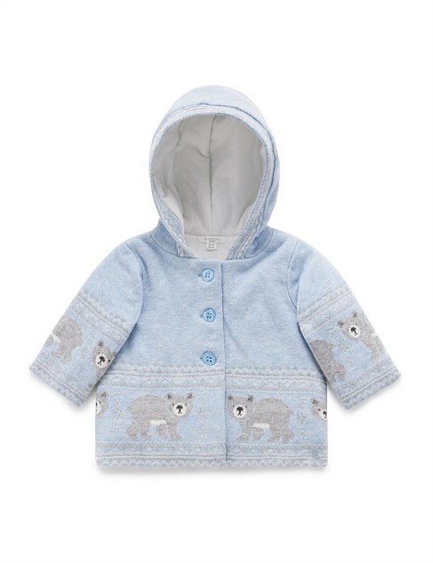 Purebaby Bear Padded Jacket | David Jones