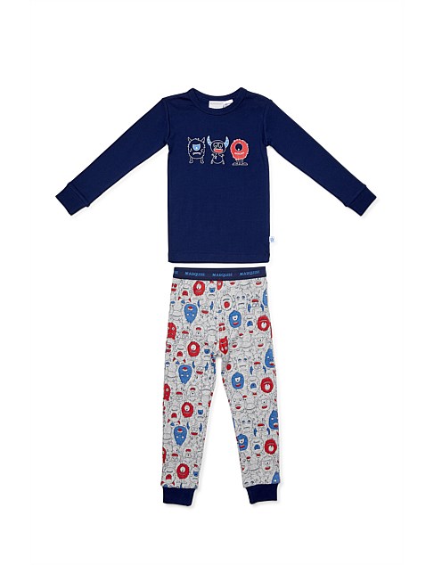 Marquise Three Monsters Pj Set | David Jones