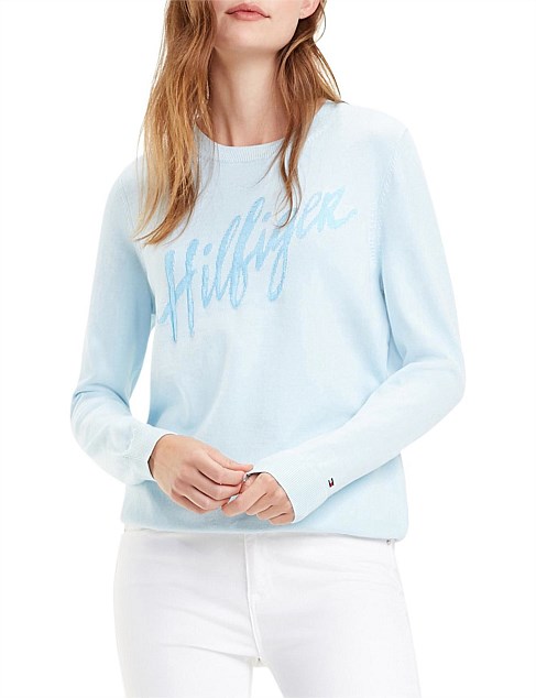 Tommy Hilfiger Kandace Logo Sweater | David Jones