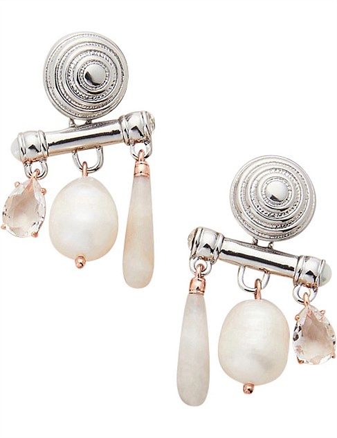 Mimco Amulet Drop Earrings | David Jones