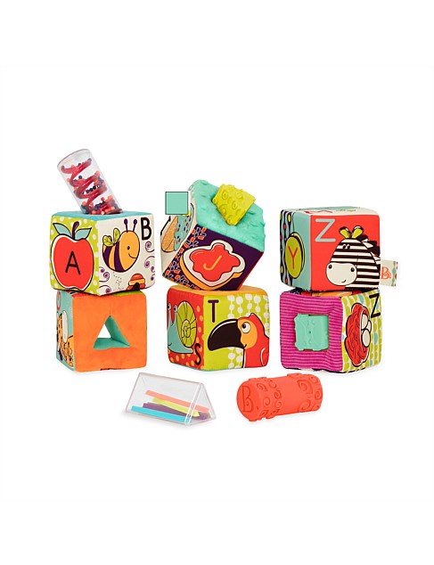 B. Toys B. Abc Block Party 6pcs | David Jones