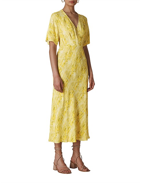 Whistles Python Print Midi Dress | David Jones