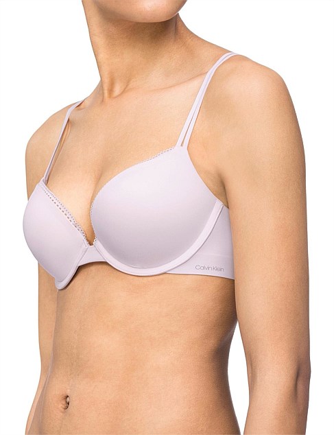 Calvin Klein Calvin Klein Liquid Touch Push Up Plunge Bra | David Jones