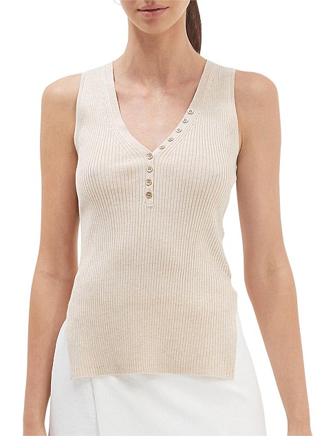 Saba Rina Rib Knit Top | David Jones