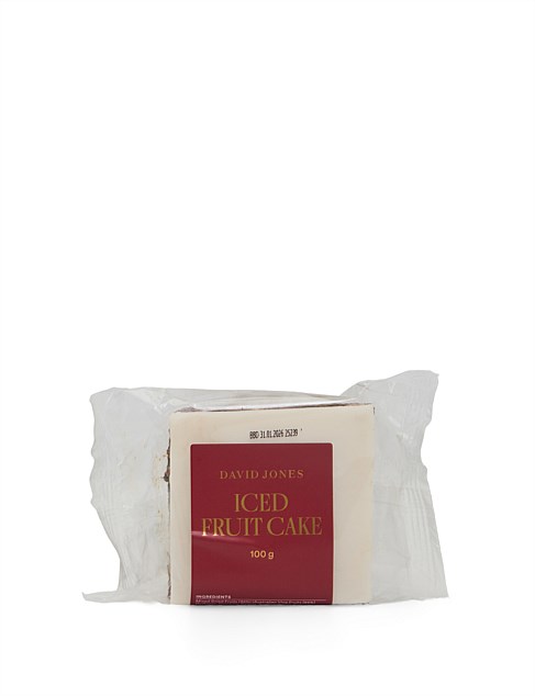 David Jones Collection Iced Christmas Fruit Cake 100g | David Jones