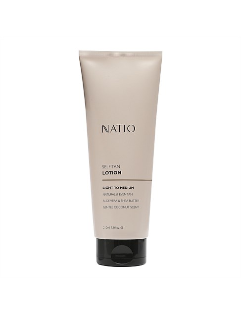 Natio Self Tan Lotion -Light To Medium 210ml | David Jones