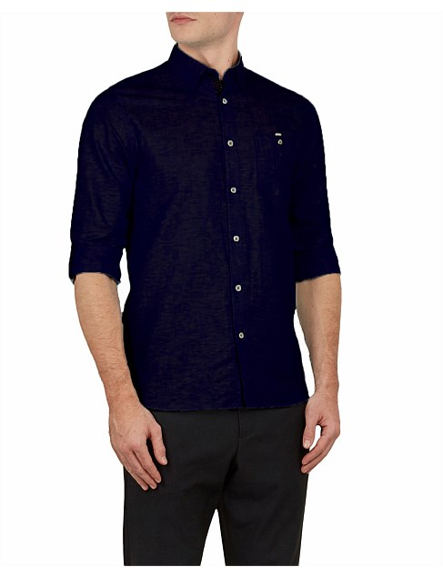 Ted Baker Emuu Ls Linen Shirt | David Jones