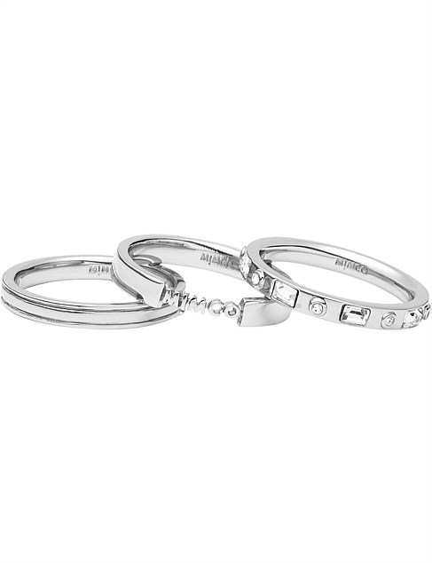 Mimco Static Ring Stack | David Jones