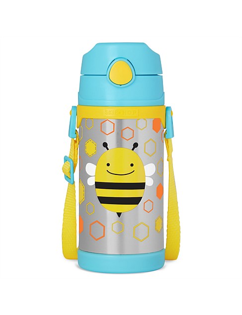 Skip Hop Skip Hop Zoo Insulated Stainless Steel Bottle -Bee | David Jones