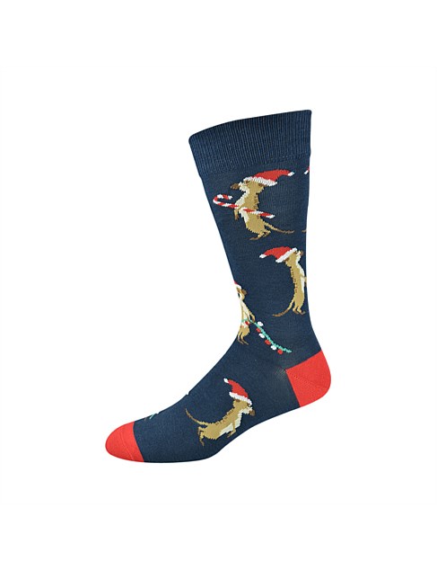 Bamboozld Xmas Meerkat Sock | David Jones